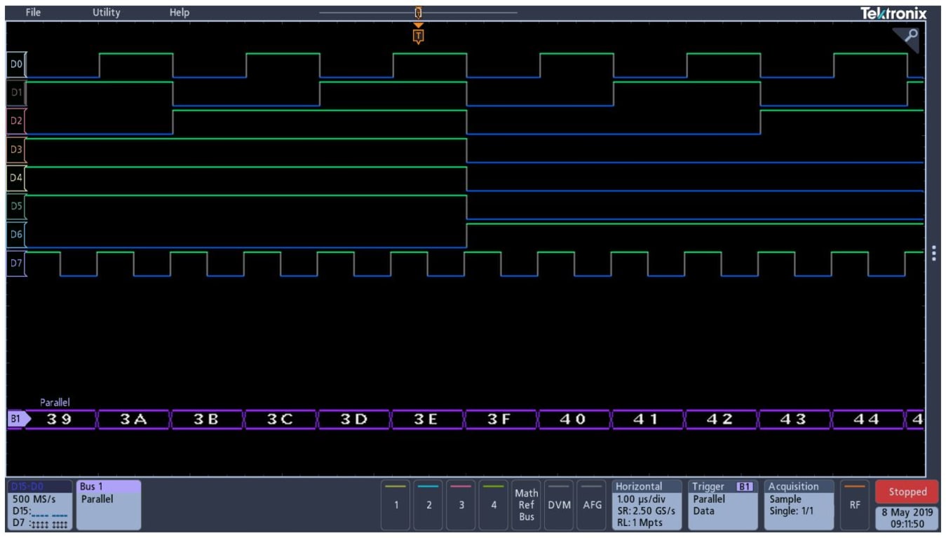 Tektronix SUP3 MSO - 16 digital channels, P6316 Digital Probe, and ...