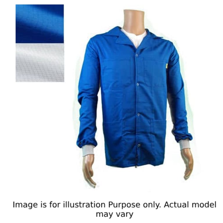 Transforming Technologies JWC5408WH - ESD Jacket, Waist Length, Lapel ...