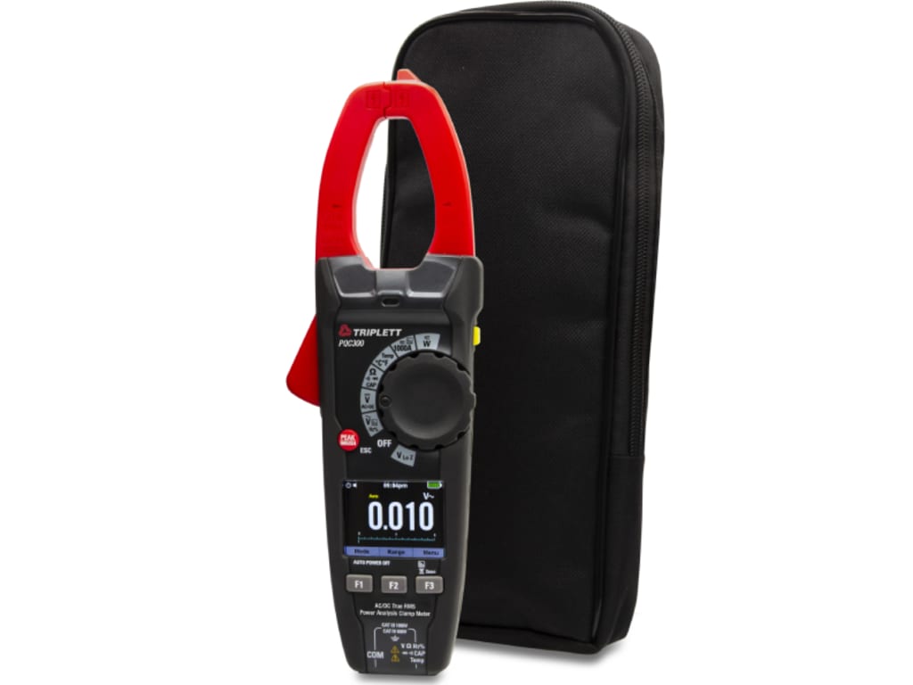 Triplett PQC300 - Single Phase True RMS Power Quality Clamp Meter ...
