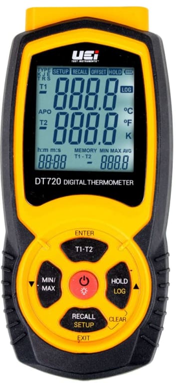 UEi DT720 - 2-Channel Differential Thermometer | TEquipment