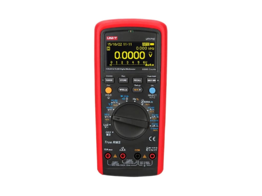 UNI-T UT171C - Industrial TRMS Digital Multimeter with OLED Display (AC ...
