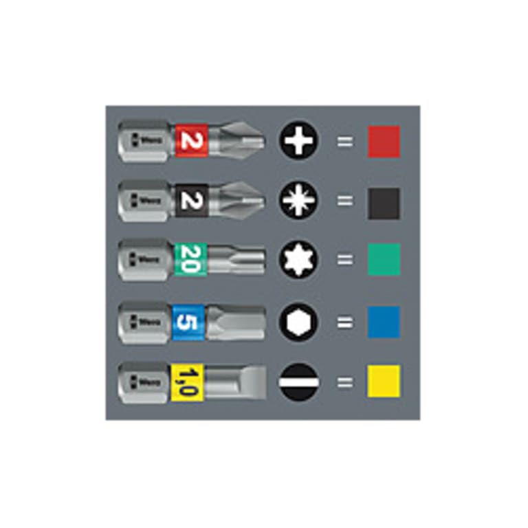 Wera Tools 840/1 BTZ BiTorsion Zone Hex-Plus Bits | TEquipment