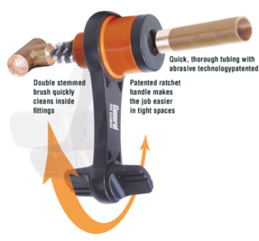 General Pipe Cleaners CK-34 - ¾-in CopperKey Copper Prep Tool | TEquipment