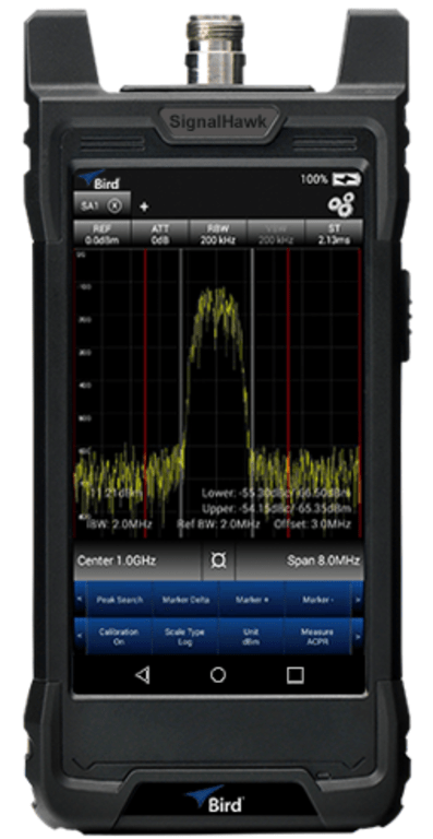 Bird SH-60S-TC - Handheld Spectrum Analyzer (9 kHz to 6 GHz) | TEquipment