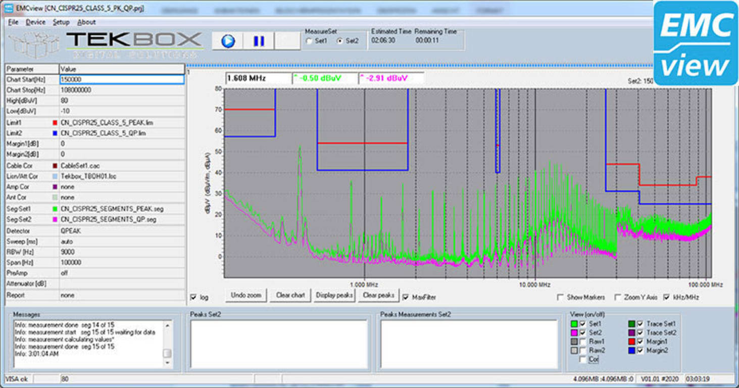 TekBox EMCviewPro - EMC Pre-Compliance Software, Pro Edition | TEquipment