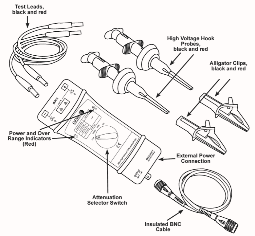 Cal Test CT4198-NISTCAL - 100 MHz Differential Probe with NIST ...