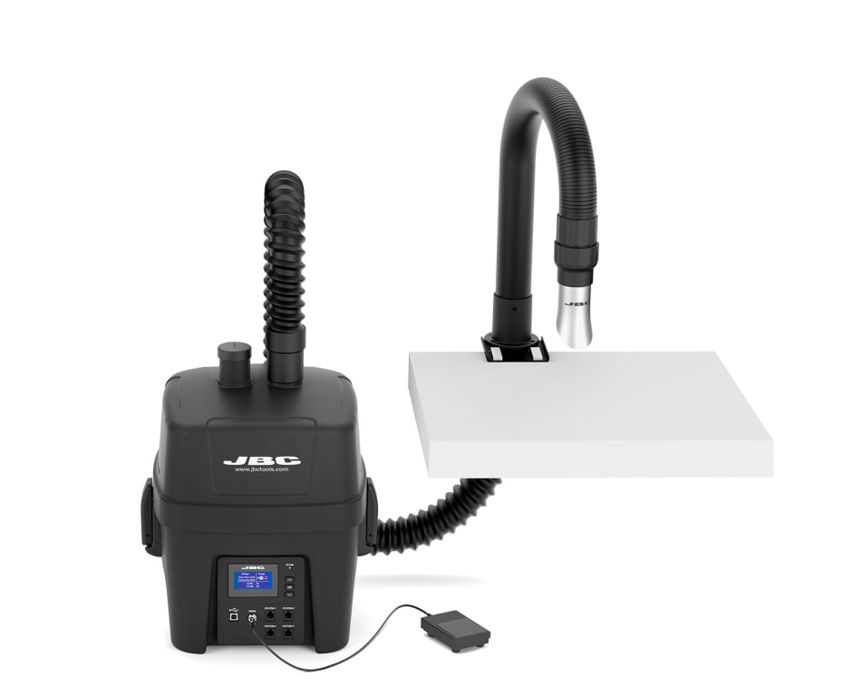 JBC FAE1 KIT1 - Fume Extractor Kit for 1 Workbench (Part # FAE1-1K1B ...