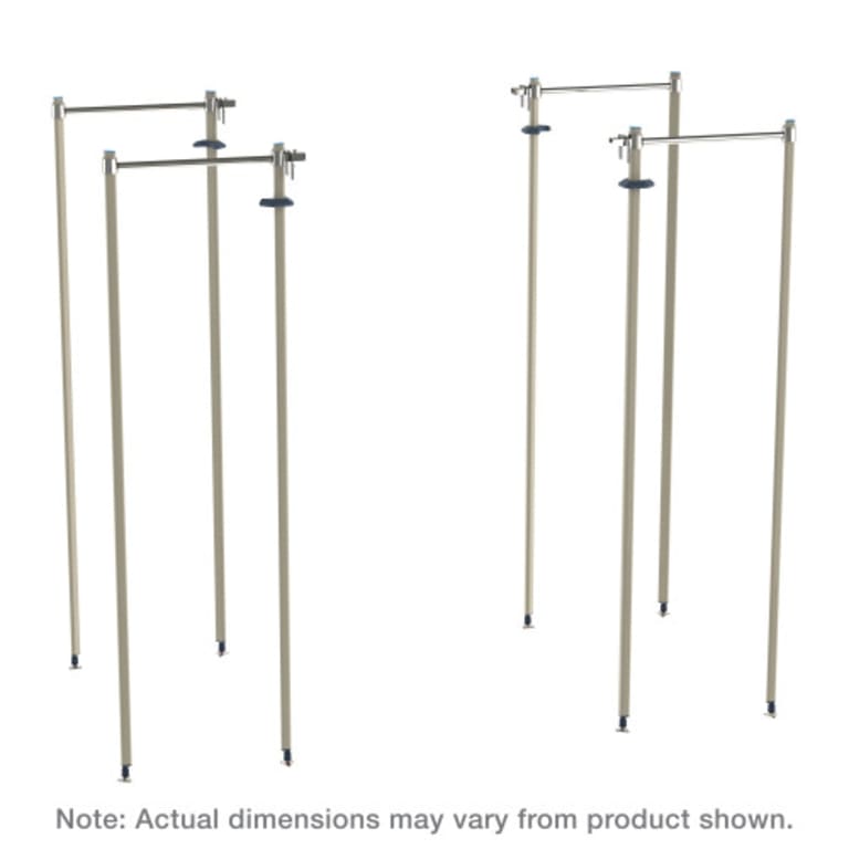 Metro Top-Track Stationary End Unit Kit for MetroMax Shelving (Epoxy ...