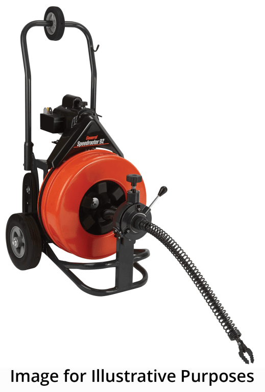 General Pipe Cleaners P-S92 - Speedrooter 92 Drum Drain Cleaner Package for Long Run / Drain ...