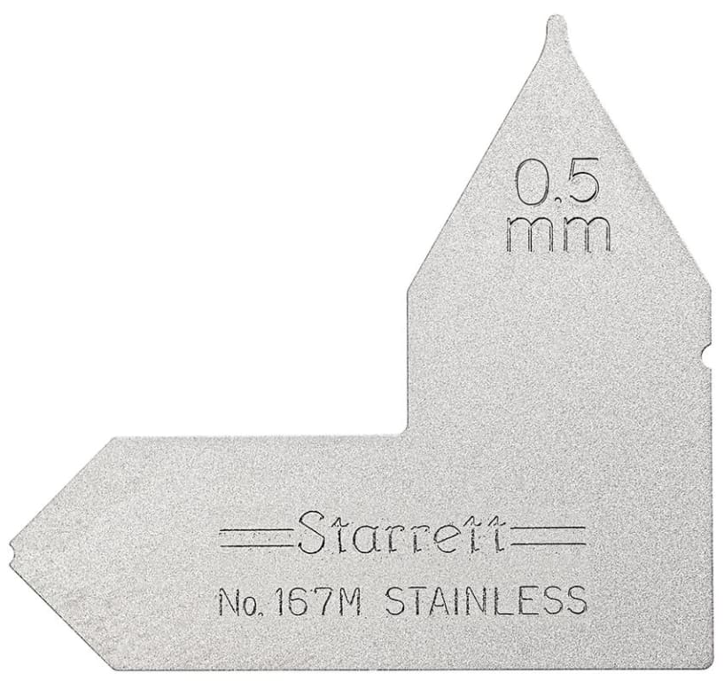 Starrett 167Millimeter - Individual Radius Gages (Millimeters) | TEquipment