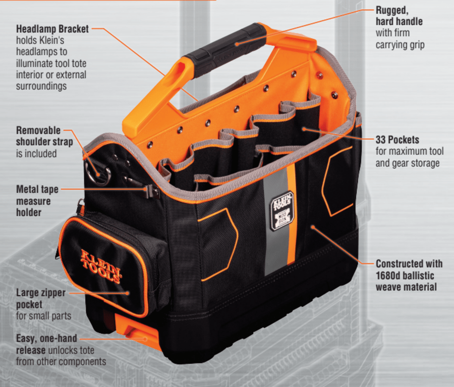 Klein Tools 62202MB - MODbox Tool Tote | TEquipment