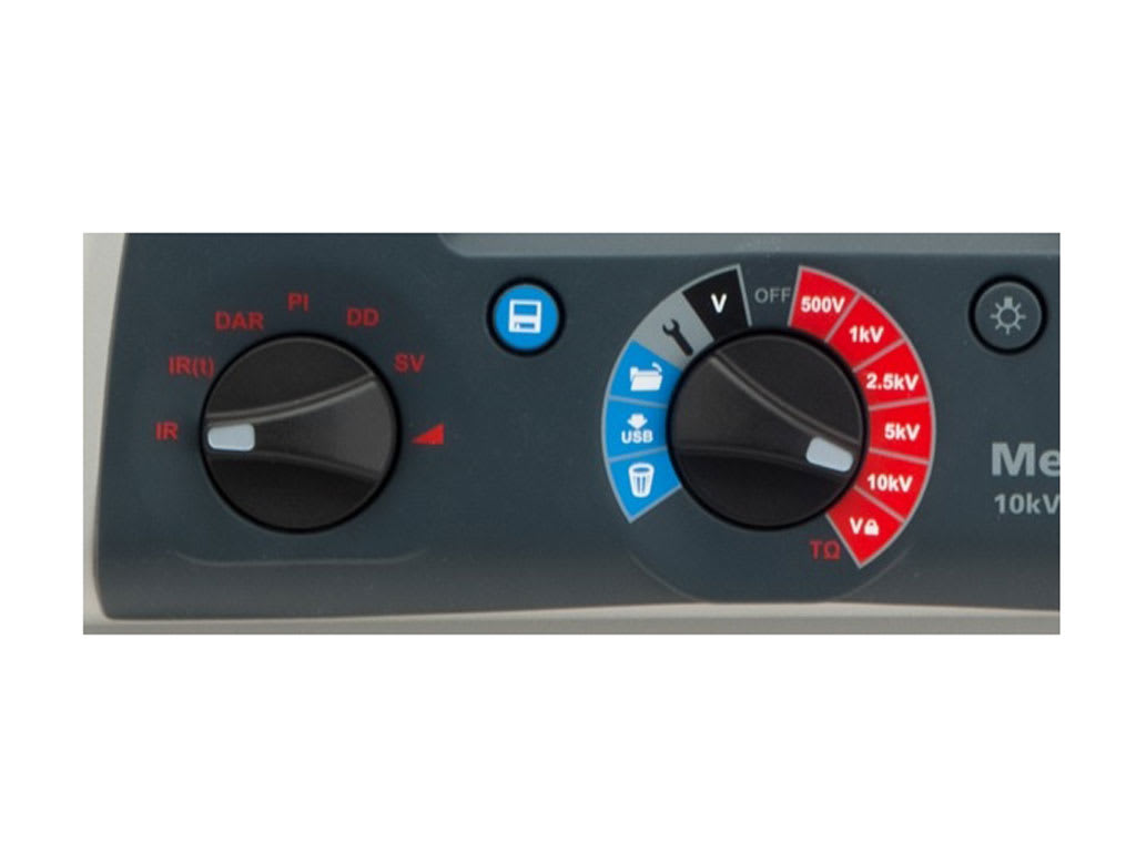 Megger MIT525-KIT MIT525 with a VF2 Voltage Detector, Extra long 16.5 ...