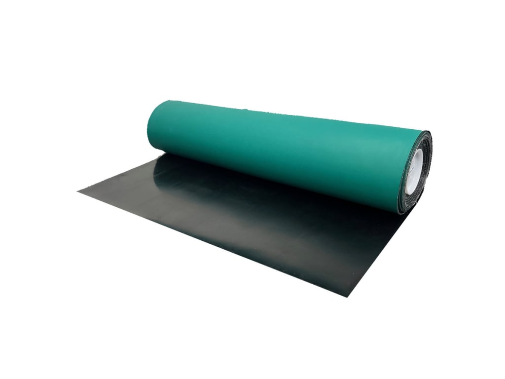 Techni-Pro 10069948 - Table Mat Roll, ESD-Safe 2-Layer, 2 x 40 ft, 0.08" Thick, True Green ...