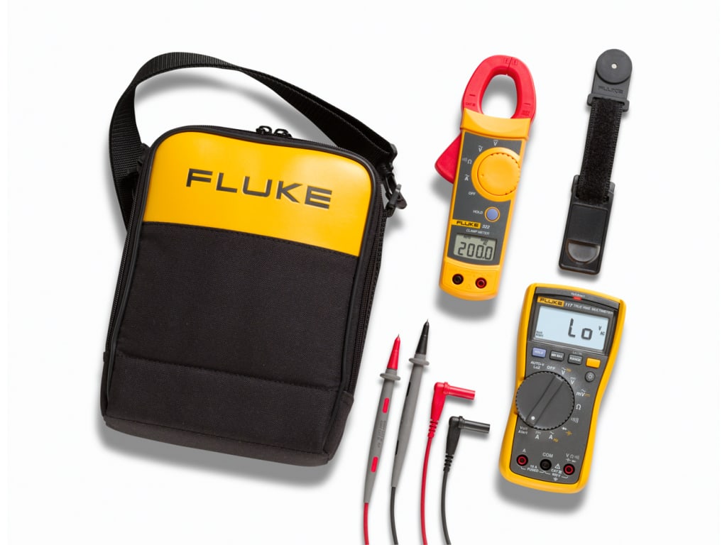 Fluke 117/322 Electronics Multimeter and Deluxe Accessory Kit | TEquipment