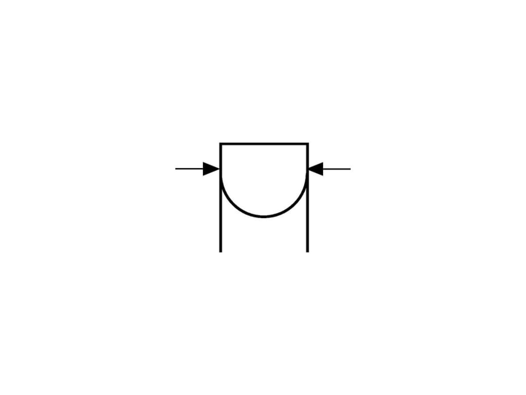 Apex 326-1x - Power Bit, Slotted, 4F-5R, 1/4" Hex Drive, 2-3/4" OAL ...