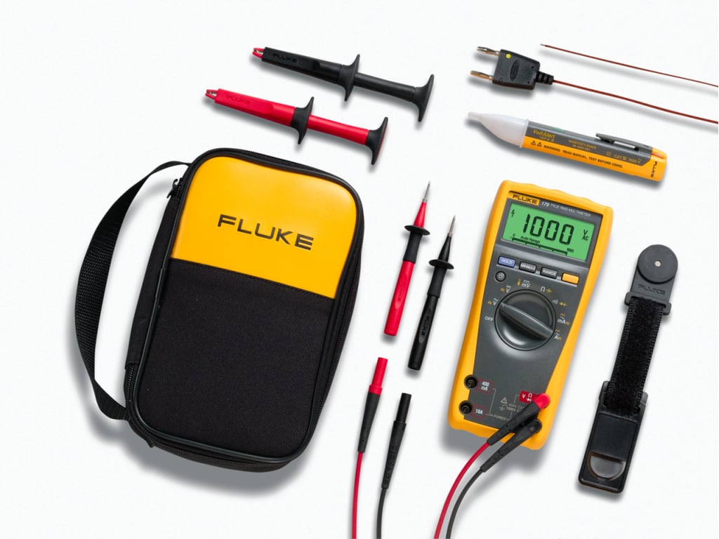 Fluke 179/1AC-II KIT Electrician's Multimeter and Voltage Tester Kit ...
