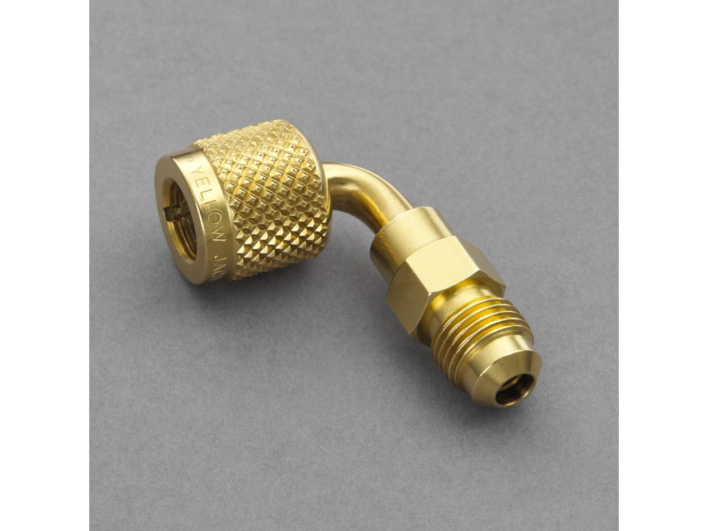 Yellow Jacket 19222 5/16" Male Flare x 1/4" Quick Coupler 90 Degree ...