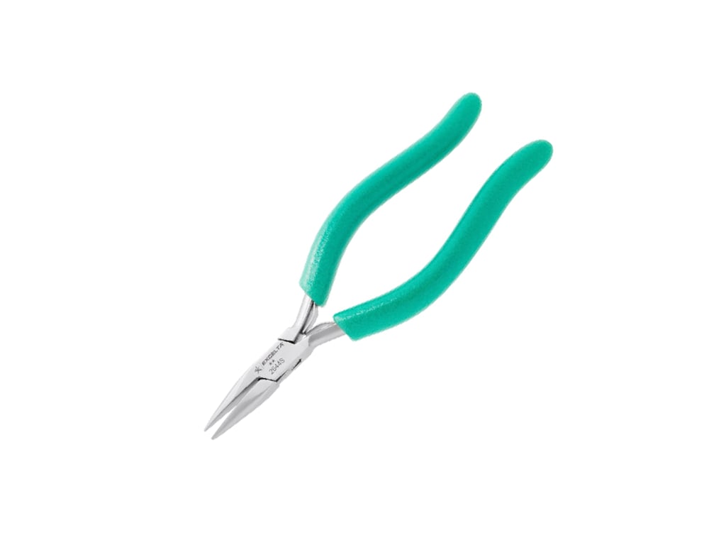 Excelta 2644S Pliers, Small Chain Nose, Smooth, 0.900" Jaw, 6.25" OAL ...