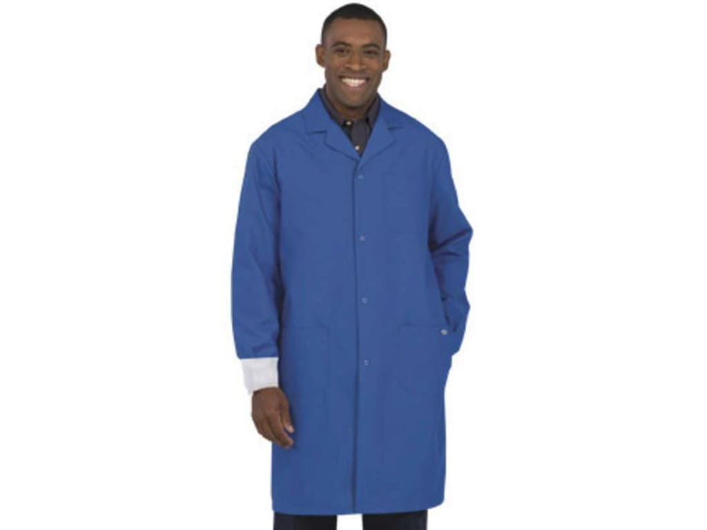 Worklon 3410-XL - Lab Coat, Work-Stat Unisex, ESD-Safe, Lapel Collar ...