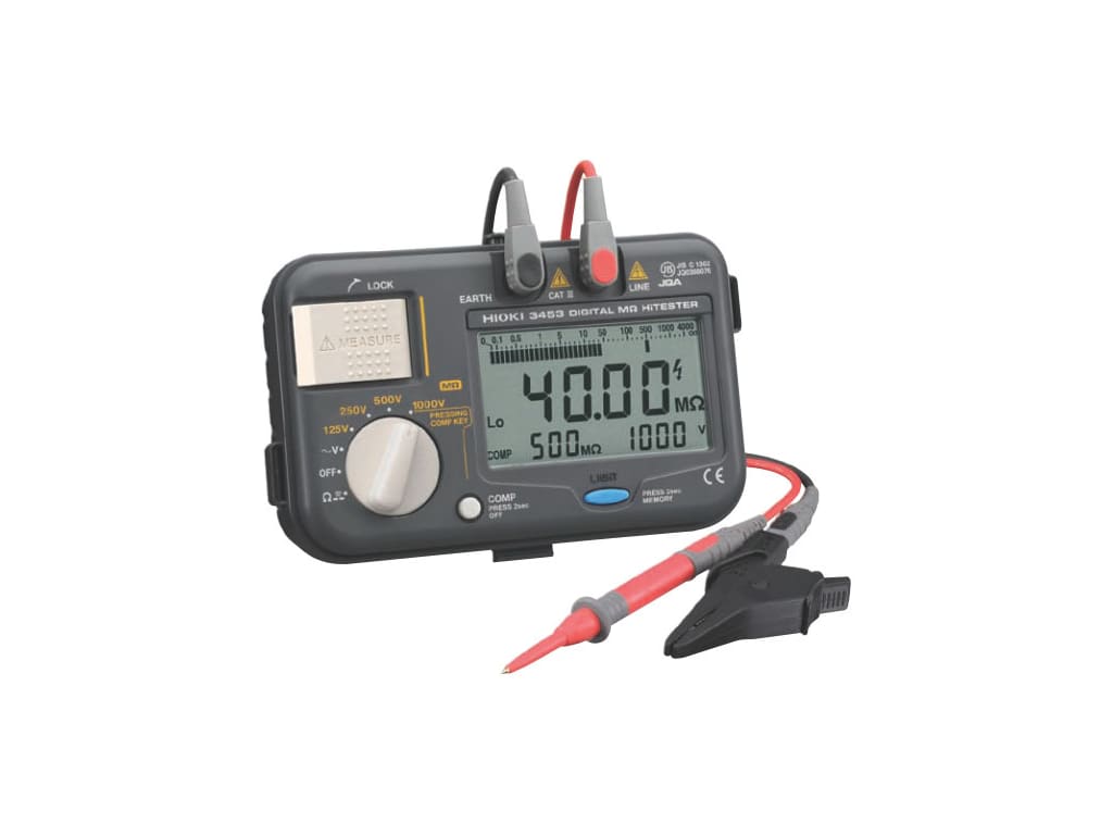 Hioki 3453-01 Insulation Tester Digital Megohmmeter up 1000V | TEquipment