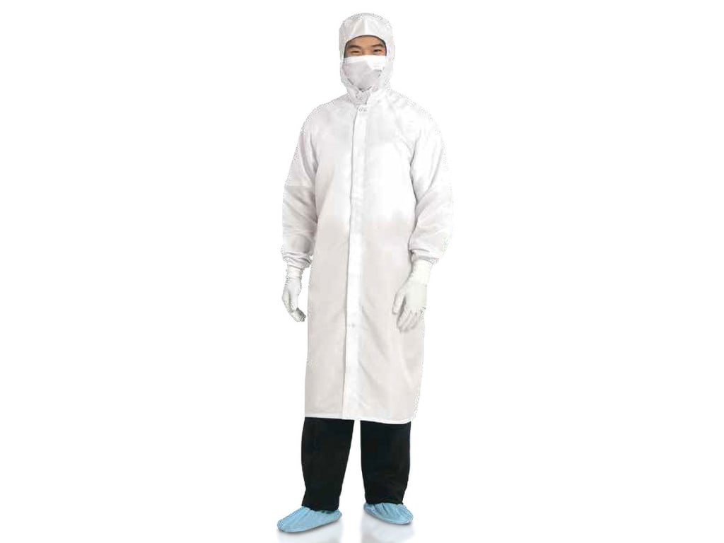 Worklon 3454-XL - Frock, LD-100 System Cleanroom Duo-Closure, Raglan ...