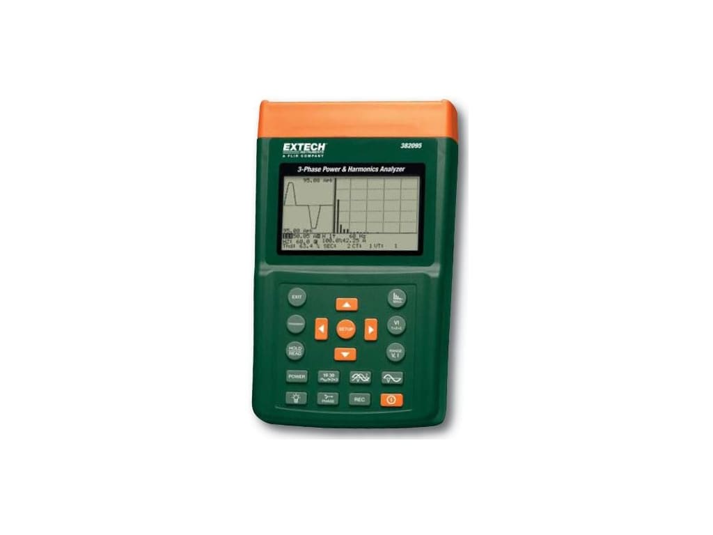 Extech 382095 1000A 3-Phase Power & Harmonics Analyzer | TEquipment