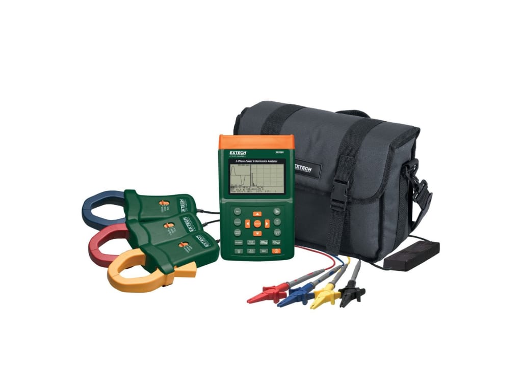 Extech 382096 Power & Harmonics Analyzer 1000A 3-Phase (220V) | TEquipment