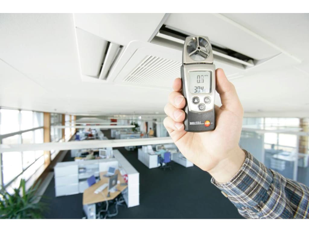 Testo 410-2 - Vane Anemometer with Humidity Measurement (Part number ...