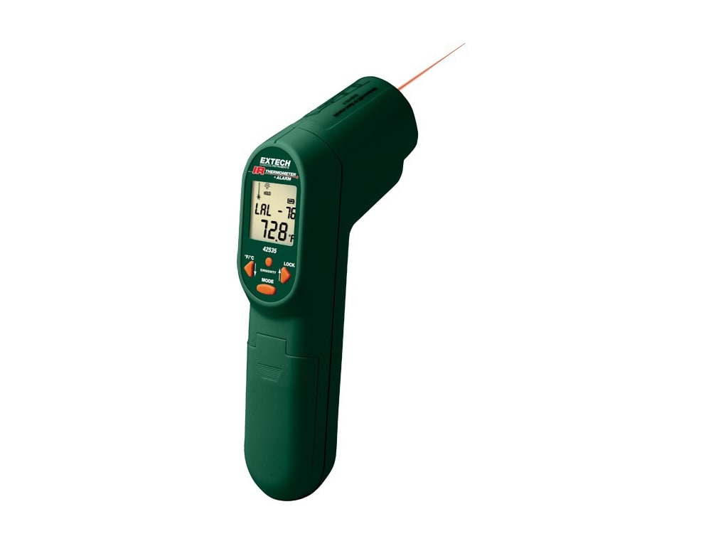 Extech 42535 Mini IR Thermometer with Type K input Extech 42535 ...