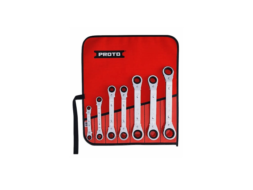 Proto J1180MA - 7-Piece Metric Ratcheting Wrench Set | TEquipment