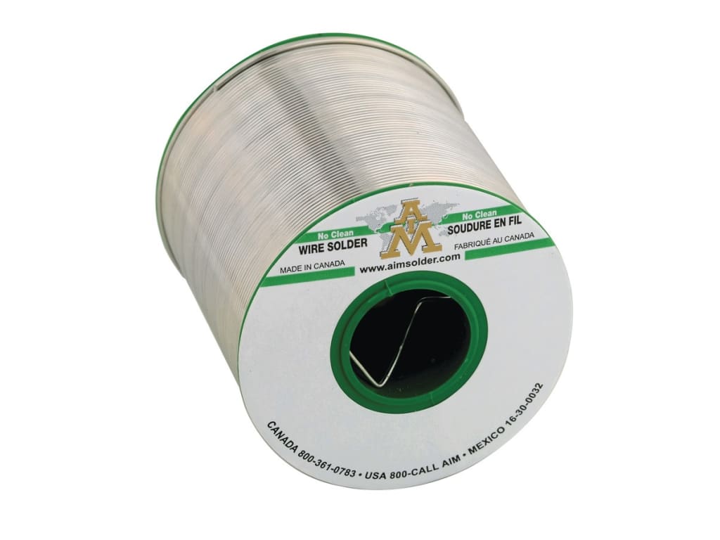AIM Solder SN100C-062-GLOW CORE-2.5 - Solder Wire, No Clean, Lead Free ...
