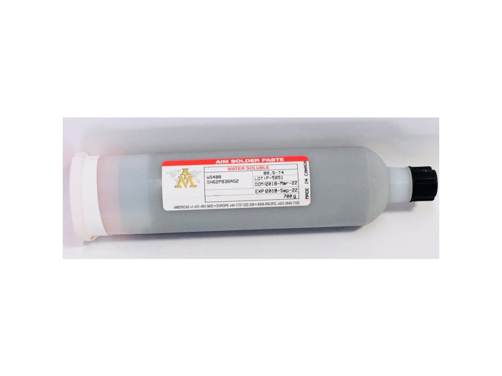 AIM Solder WS488-SN62-38-C7 - Solder Paste, Water Soluble | TEquipment