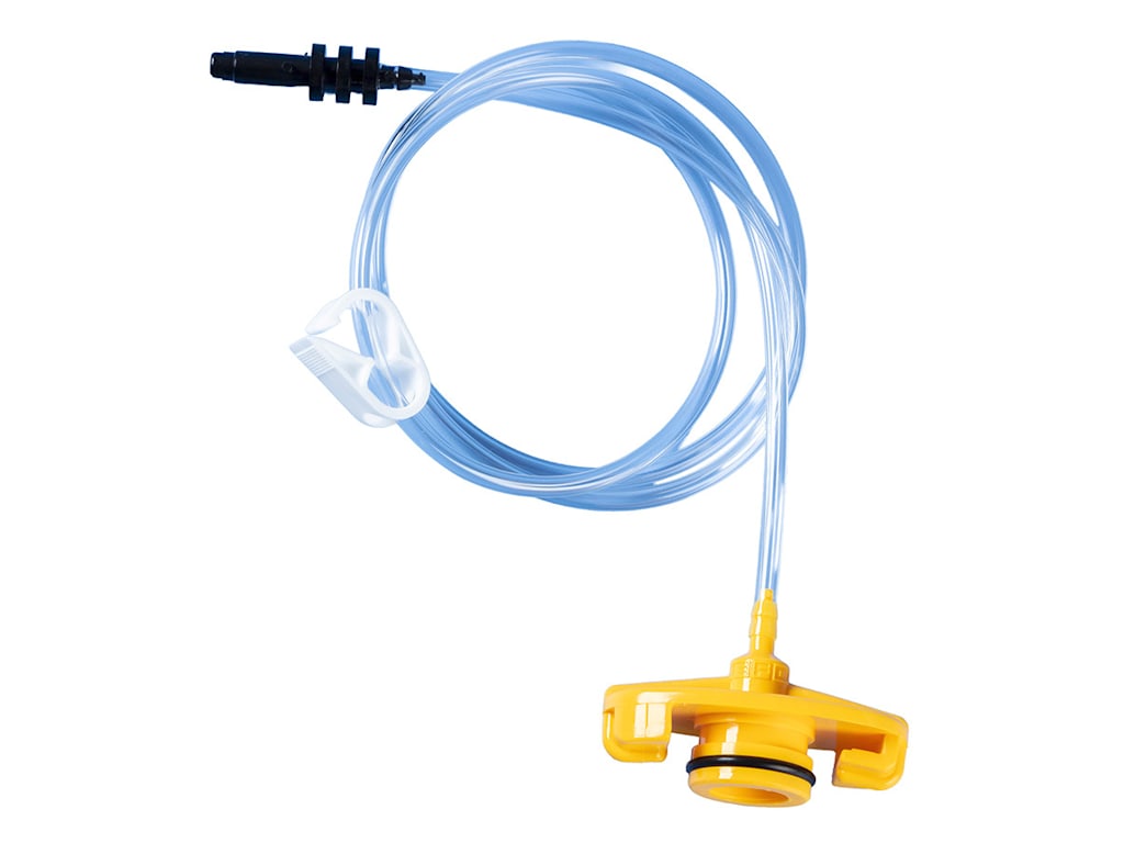 Nordson EFD 7001001 Syringe Adapter w/ Filter Trap, 10cc, Yellow, 3 Ft ...