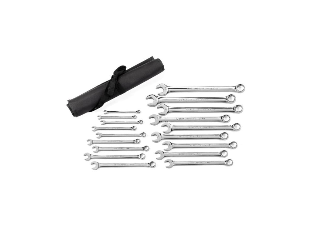 GEARWRENCH 81920 - Wrench Set, 12 Point, Metric, Long Pattern, Alloy ...