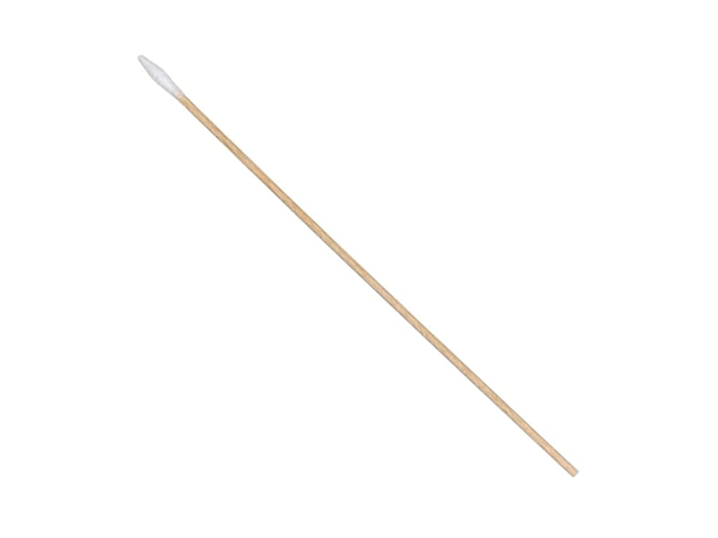 Puritan 826-WC-PK Cleanroom Swab, Cotton Tapered Mini Head, Wood, 6 ...