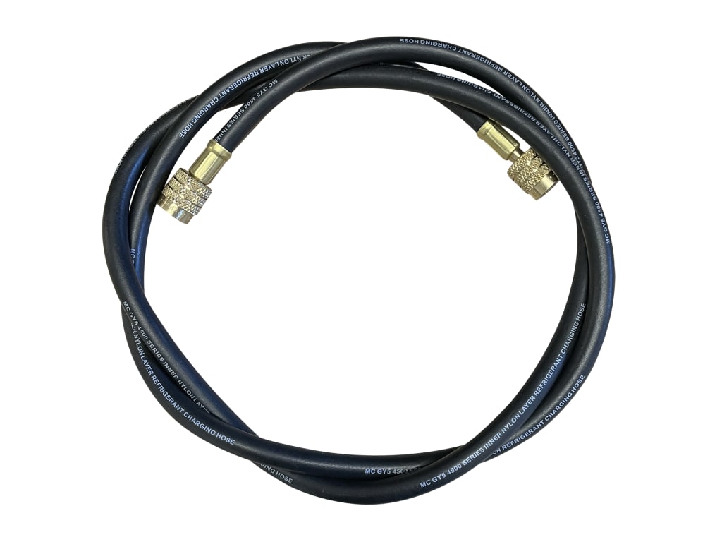 Mastercool 84964 - Single Black 96” R134a Hoses w/ Auto AC Fittings ...