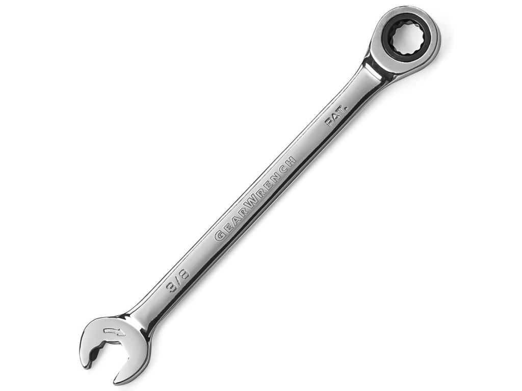 GEARWRENCH 85572 - Combination Wrench, Ratcheting, Box End, 3/8" Size ...