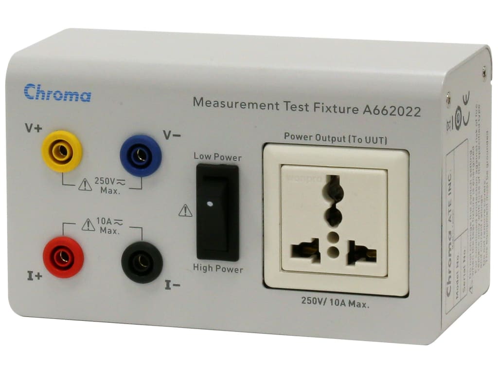 Chroma A662022 - Measurement Test Fixture (250V/10A) | TEquipment