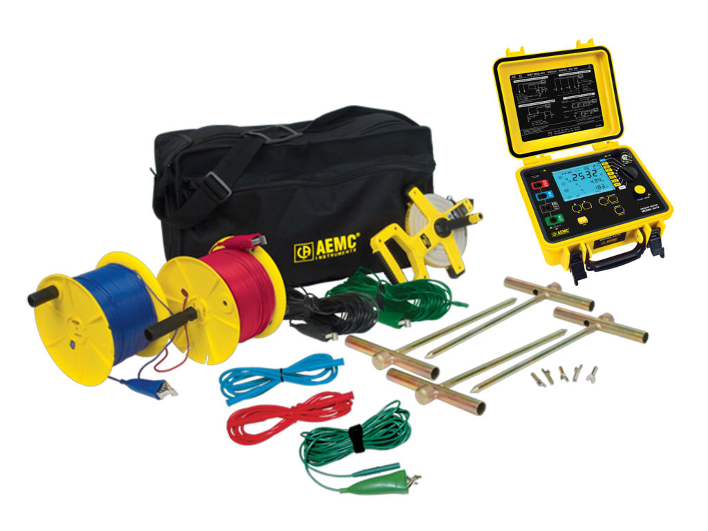 AEMC 6472 KIT-500 FT - Multi-Function Ground Resistance Tester Kit ...