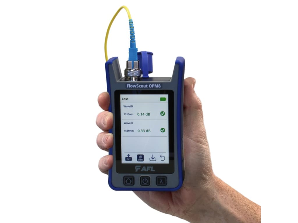 AFL OPM8-SP4-PLUS - FlowScout OPM8-H Optical Power Meter Advanced Kit ...