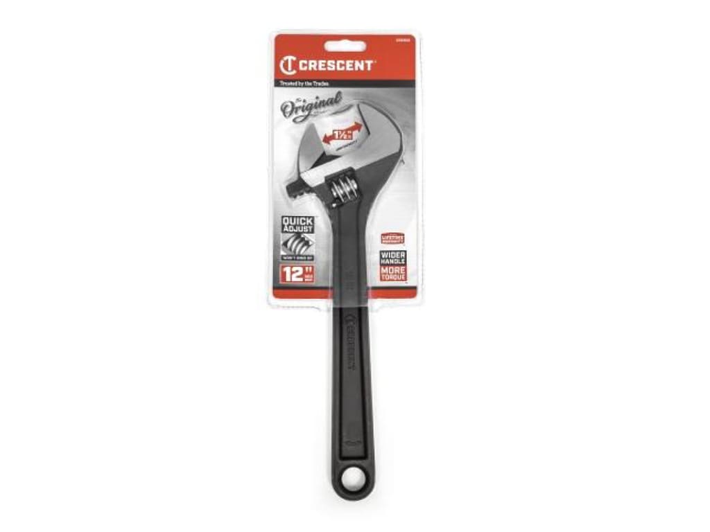 Crescent AT212VS - Adjustable Wrench, 12", Black | TEquipment