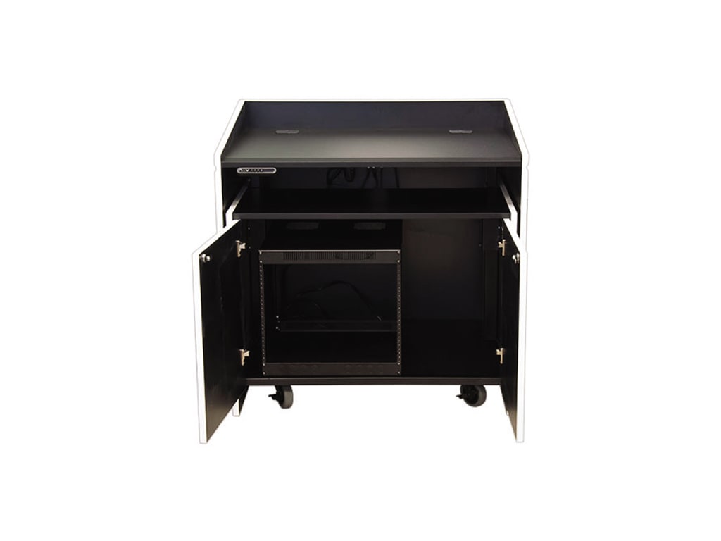 AVFi DIR9200-12 - 12U Drop-In Rack, Black | Touchboards