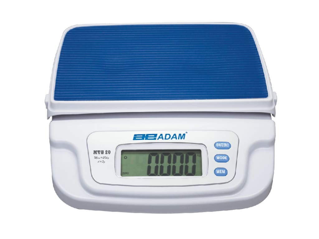 Adam Equipment MTB 20 - MTB Baby and Toddler Scale, 44lb / 20kg ...