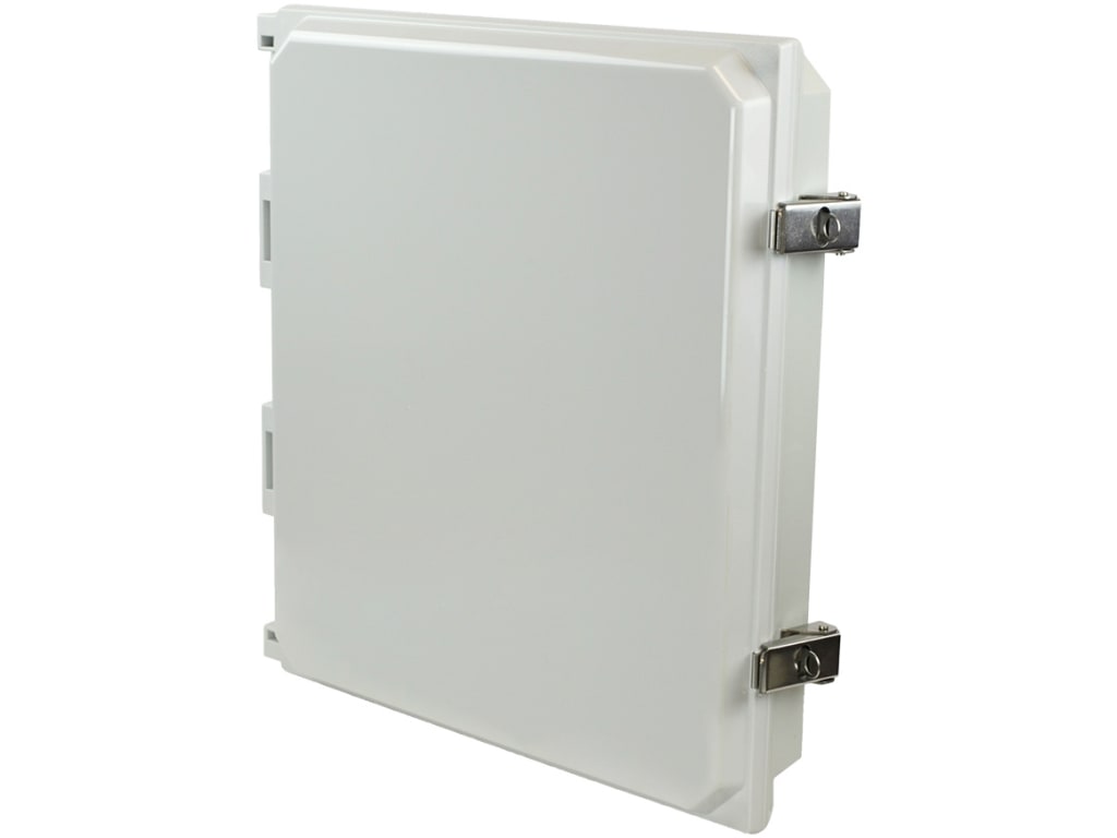 Allied Moulded AMHMI142L Metal Snap Latch Hinged Solid/Opaque Cover 14 ...