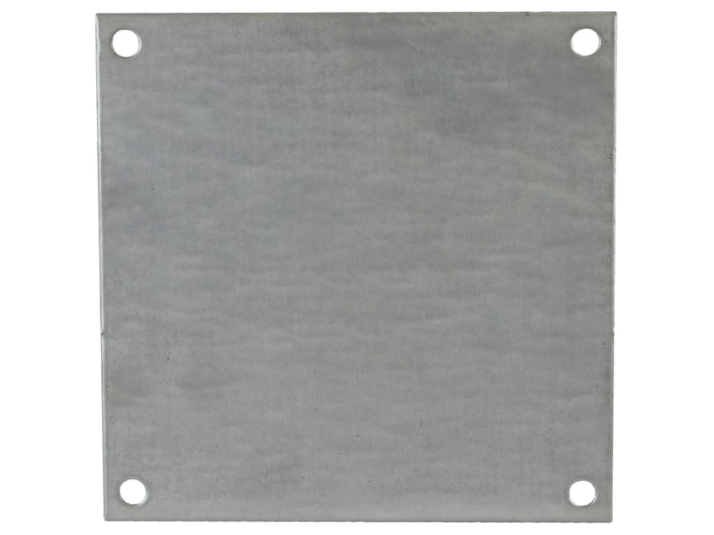 Allied Moulded PG66 Galvannealed Steel Enclosure Back Panel for AM664 ...