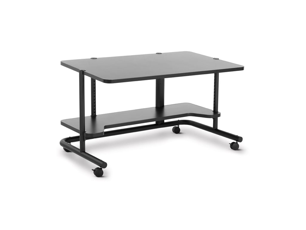 Ergotron GT12BK 48-inch Wide AnthroCart 2 - Large, Black | Touchboards