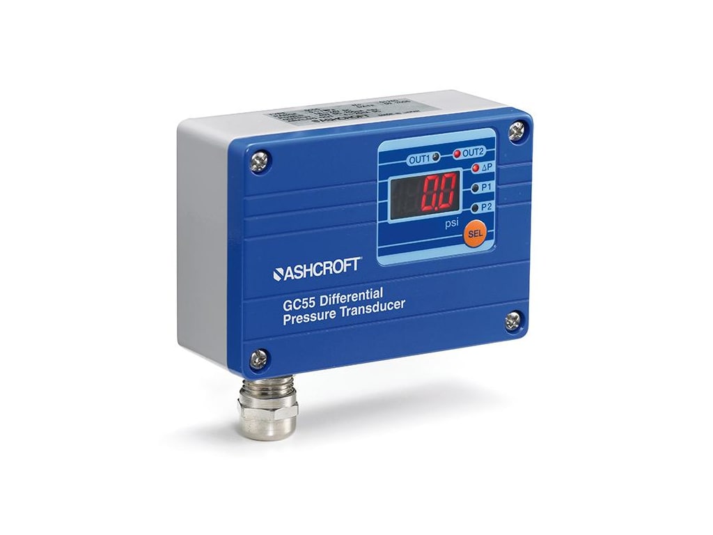 Ashcroft GC55 - Wet/Wet Differential Digital Pressure Transducer with ...
