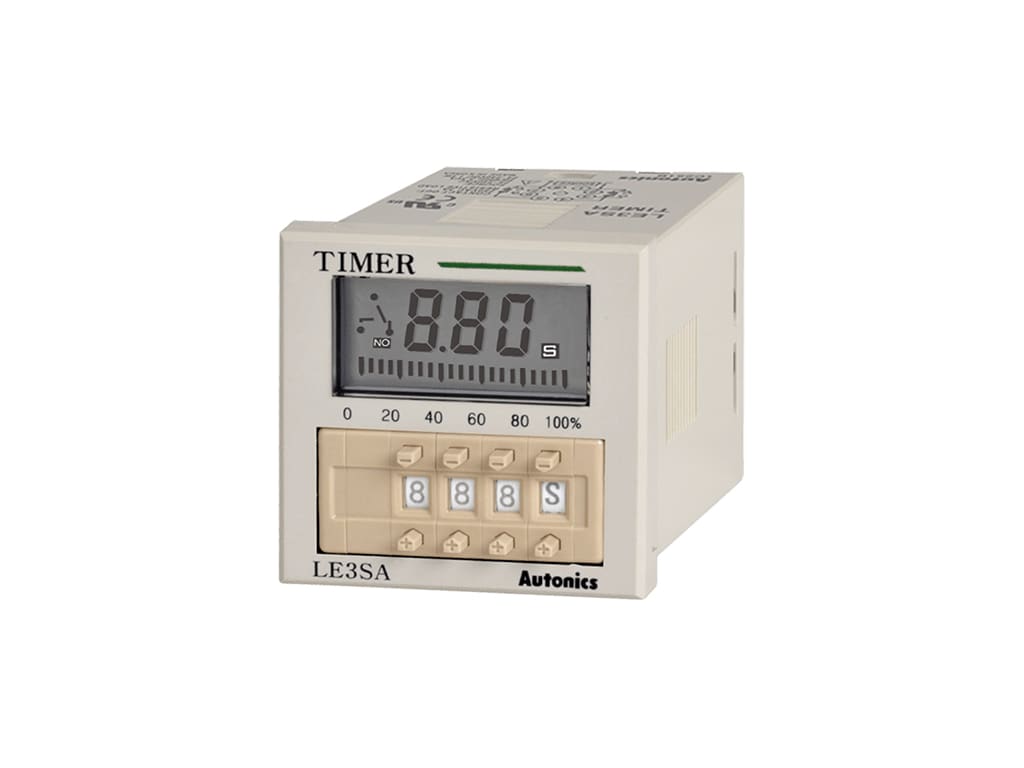 Autonics LE3SA - Thumbwheel Switch LCD Display Digital Timers, On-Delay ...