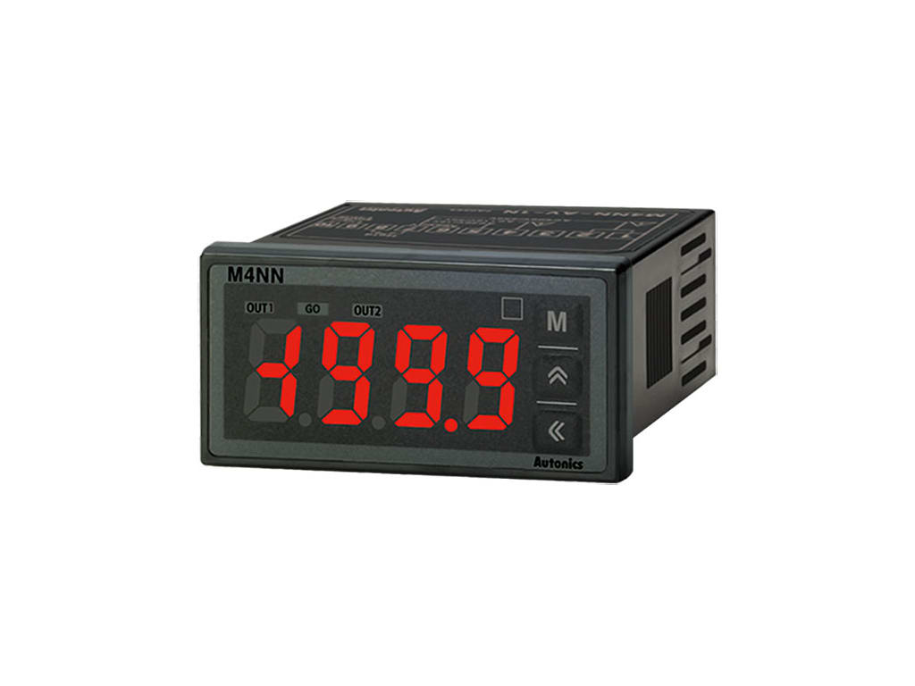 Autonics M4NN-DV-1N - Compact Digital Panel Meter, DC Voltage, 5-24VDC ...