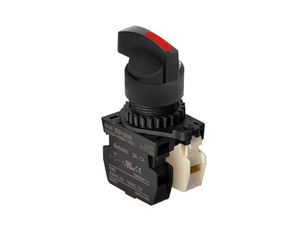 Autonics S2SR-S4RAB 22/25 mm Selector Switch, 2 Positions, Fixed ...